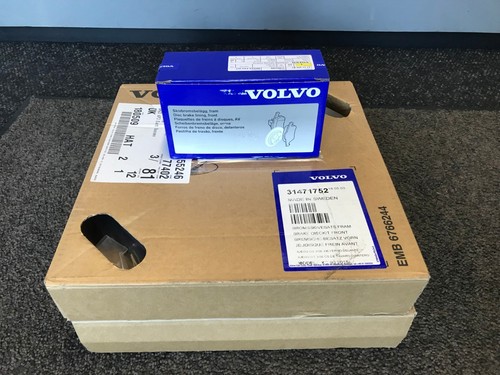 GENUINE VOLVO NEW XC90 FRONT BRAKE PADS & BRAKE DISCS 32373124 31471752 ...