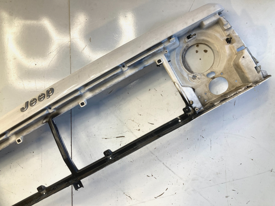 84-96 Jeep Cherokee XJ Front Header Panel (no grill) OEM USED WHITE | eBay
