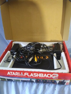 Atari Flashback 2 Black Plug & Play TV Game Console 40 Built-In Games ...