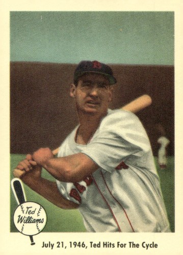 2004 Fleer National Pastime #29 Ted Williams 1959 Ted Williams Reprint ...