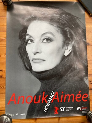 Poster Plakat Affiche Hommage Anouk Aimée Berlinale 2003 | eBay