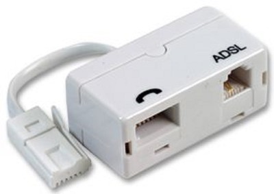 ADSL Filter Broadband Internet Microfilter Splitter Micro Telephone ...