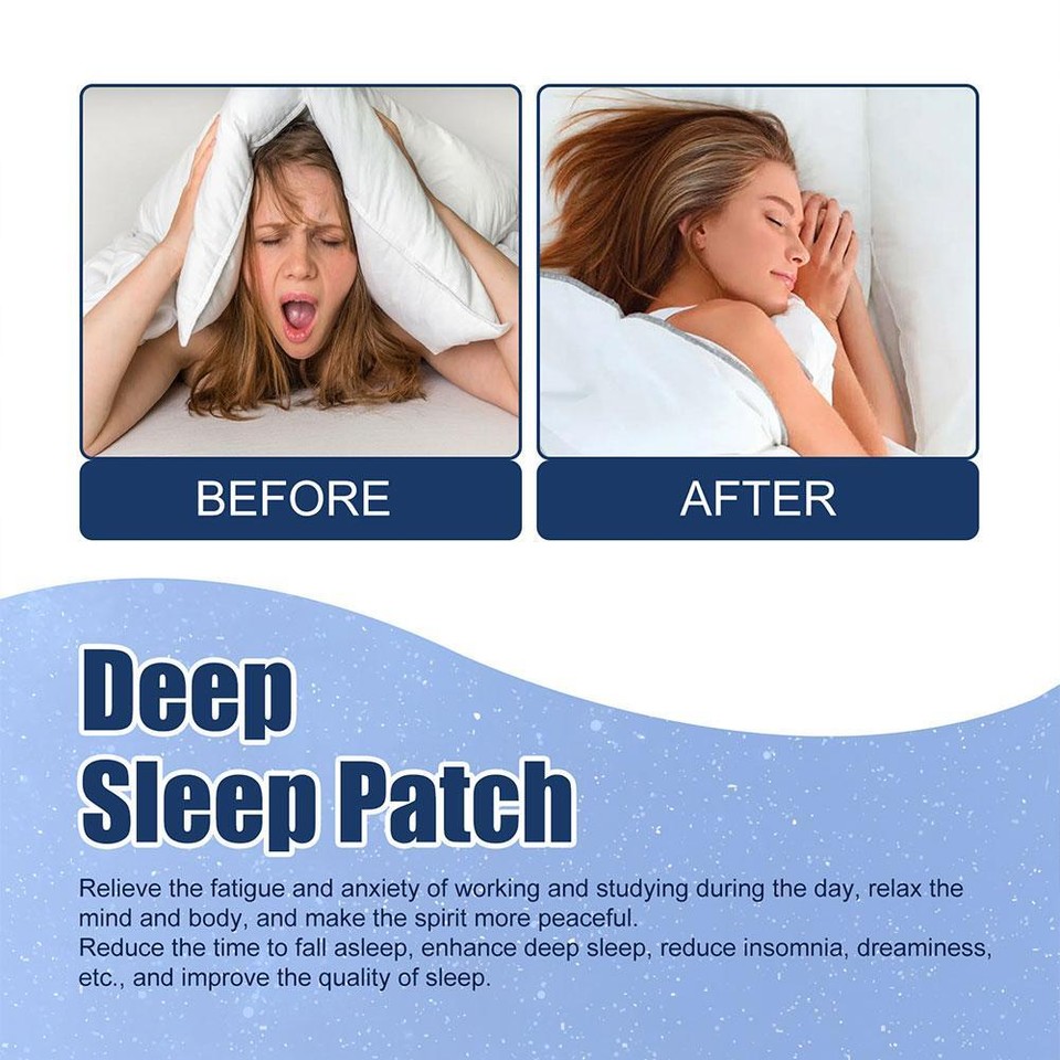 10 Patches Natural Herbal Sleep Aid Restful Sleeping Patch Improve ...