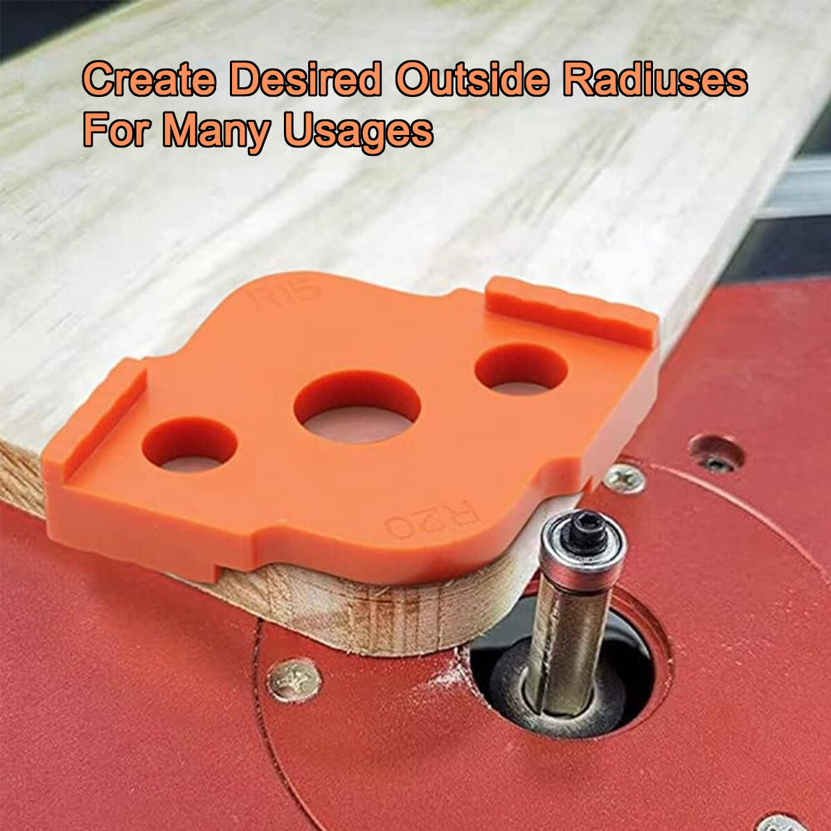 4X Radius Jig R5-R40 Router Templates Tools for Woodworking Corner ...