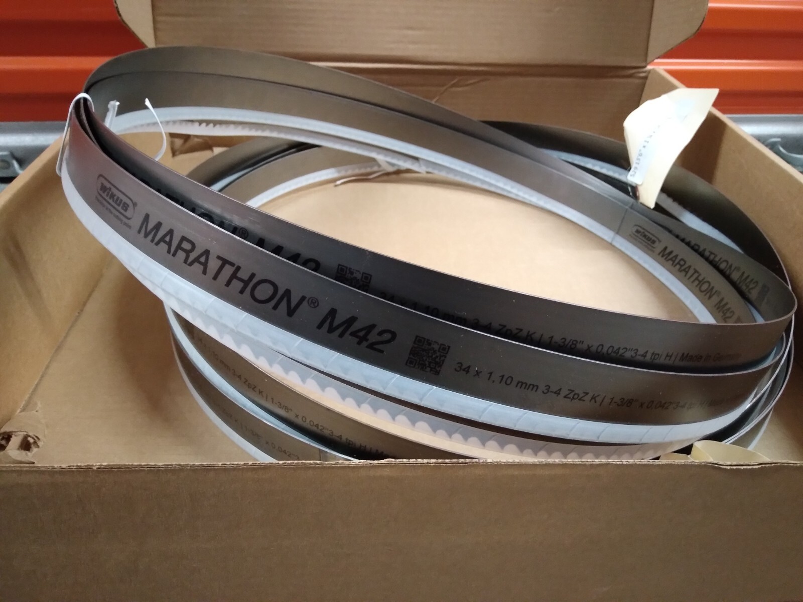 5PK WiKUS Marathon M42 34X 1.1mm 3-4 ZpZ K/ 1-3/8" X 0.042" 3-4 tpi H ...