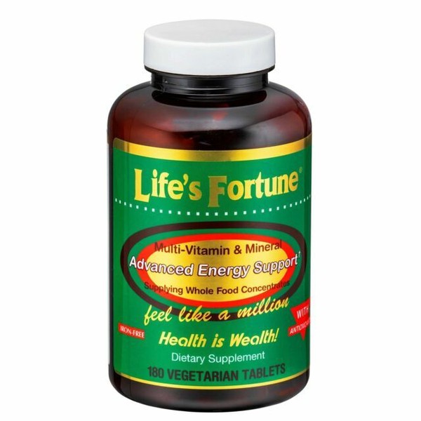 Life's Fortune Multivitamin and Mineral Advanced Energy Support - 120 ...