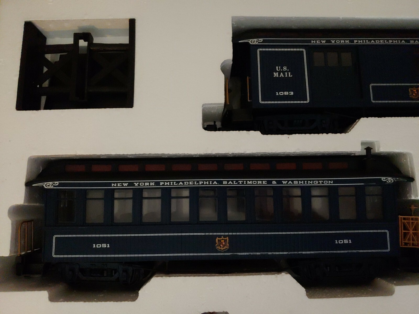 Vtg G-Scale Bachmann BIG HAULER B&O ROYAL BLUE Train Set in Box w/ 4-6 ...