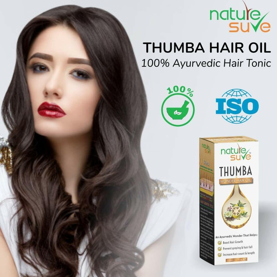 Nature Sure Thumba Wonder Hair Oil for Men and Women - 1 Pack (110ml ...