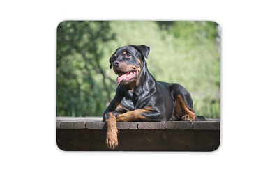 Awesome Rottweiler Dog Mouse Mat Pad - Guard Rottie Dad Fun Gift ...