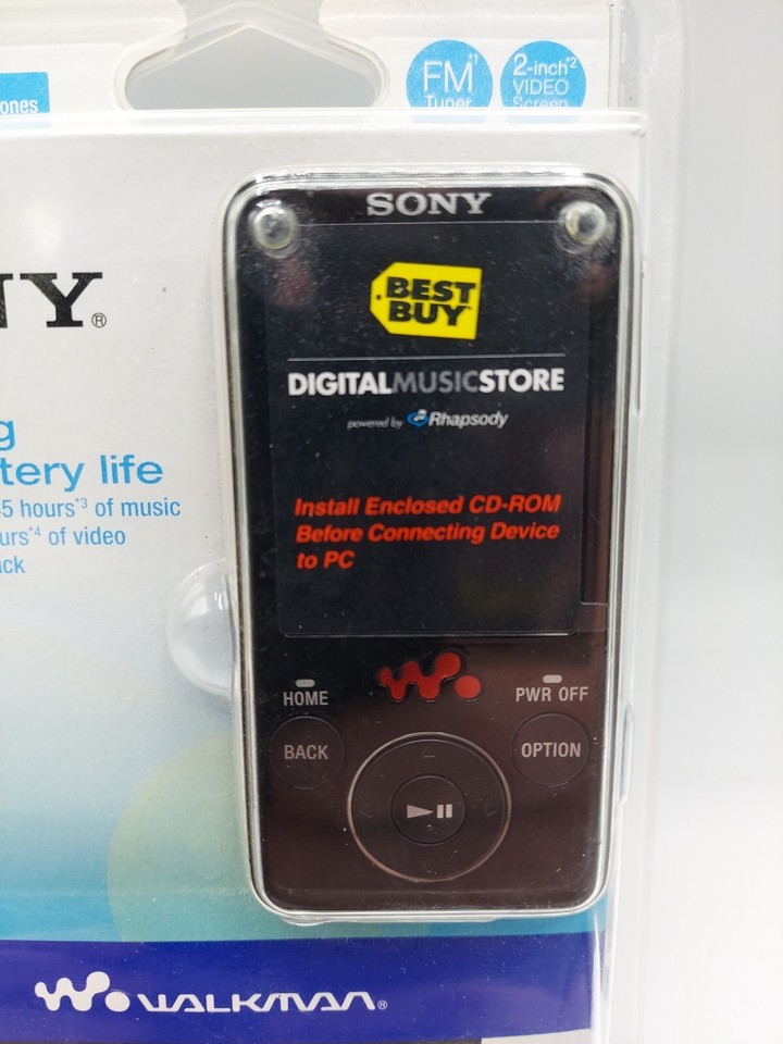Sony Walkman NWZ-E436F Black ( 4 GB ) E Series Walkman Digital Media ...