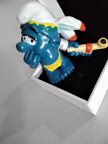 Native American Smurf w/Tag 2000s. Schleich D-73508 | eBay