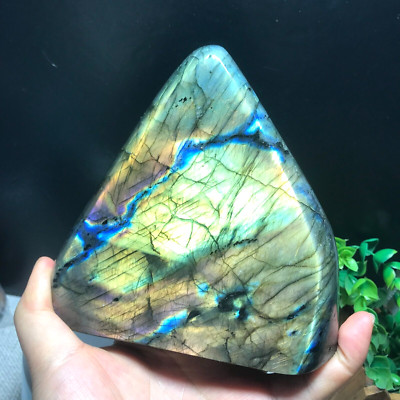 832g Best Labradorite Crystal Stone Natural polished Mineral Specimen ...