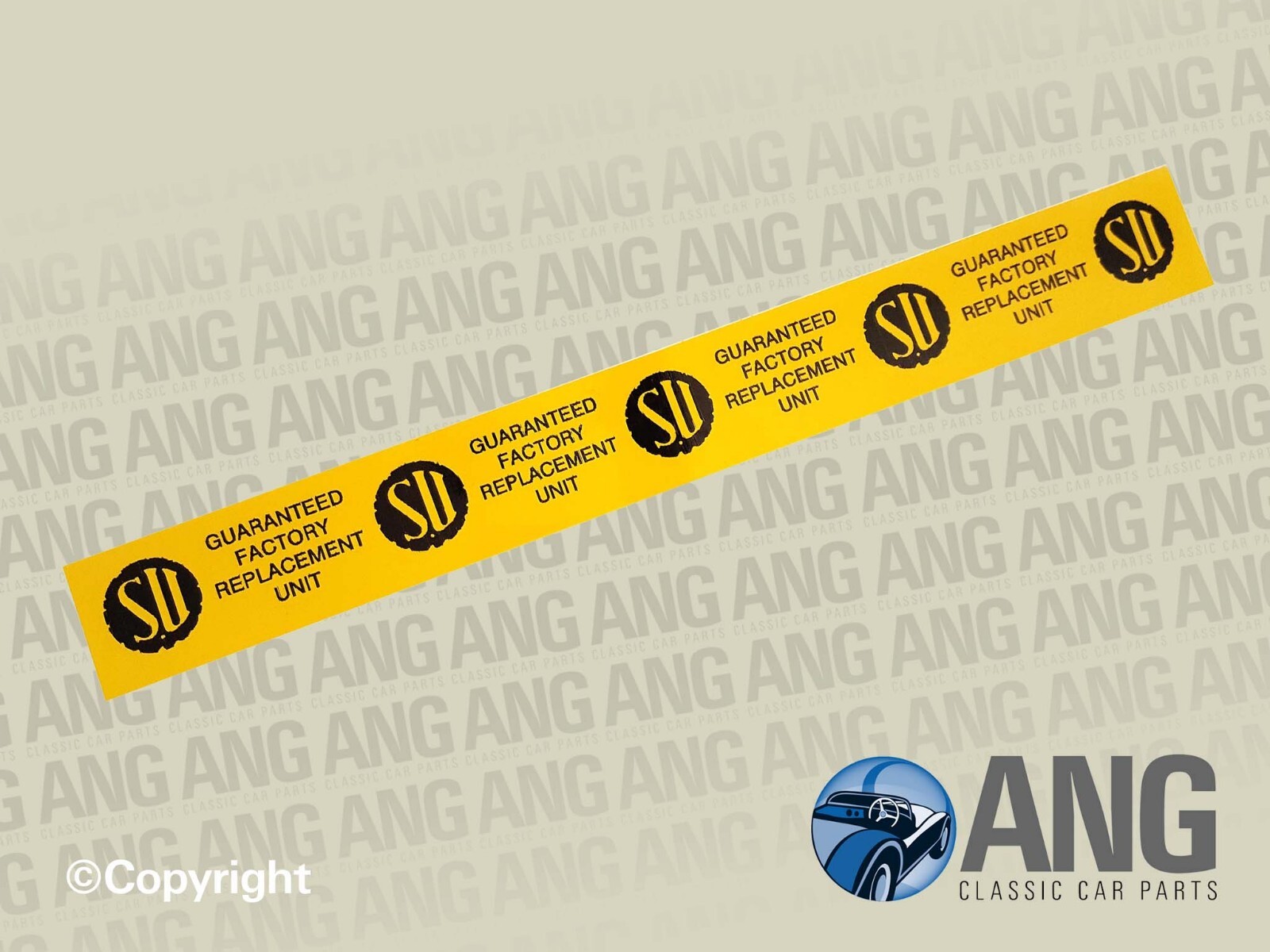 MG TD, MG TF, MGA, MGB ROADSTER >'64 SU FUEL PUMP DECAL, STICKER ...