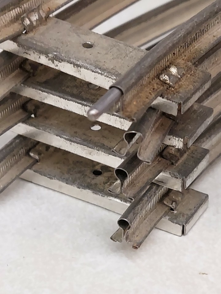 Marx Streamlined Train Set Clockwork Engine 3 Railcars 10 Tracks No Key ...