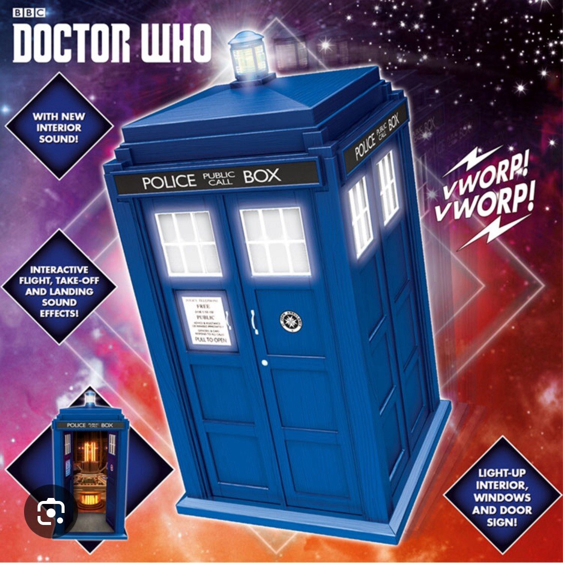 Tardis Sound Flight Control TARDIS (11th Doctor Version) | Doctor Who