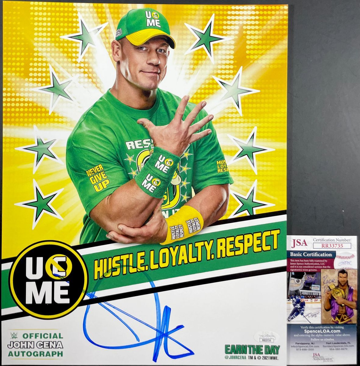John Cena Signed Official WWE 11x14 Promo Photo Authentic Autograph JSA ...