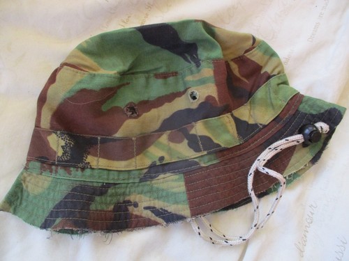 BRITISH ARMY SAS issue Falklands war 68 DPM jungle BUSH BOONIE HAT para ...