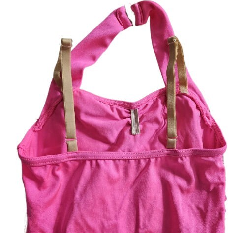 WEISSMAN Pink Sequined One Piece Unitard Biketard You… - Gem