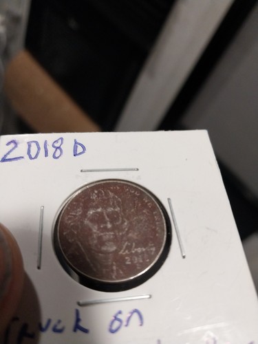 2018 d jefferson nickel Clad Error Struck On Copper Planchett | eBay