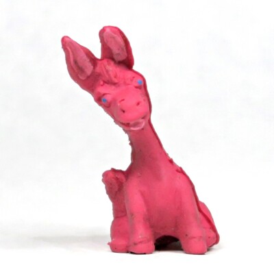 Diener Red Donkey Eraser Figure Vintage 1950s Itty Bittys Charm Animals ...