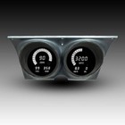 1967-1968 Camaro/Firebird Digital Gauges Teal LED DP4000T Made In USA ...