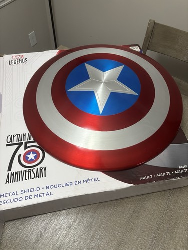 Marvel Legends Captain America Metal Shield 75th Anniversary Hasbro | eBay