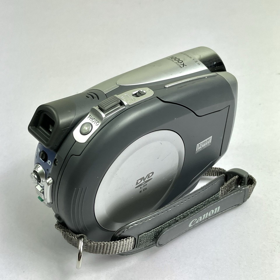 Canon DC210 DVD Camcorder 35x Optical Zoom W/ Battery TESTED WORKS | eBay