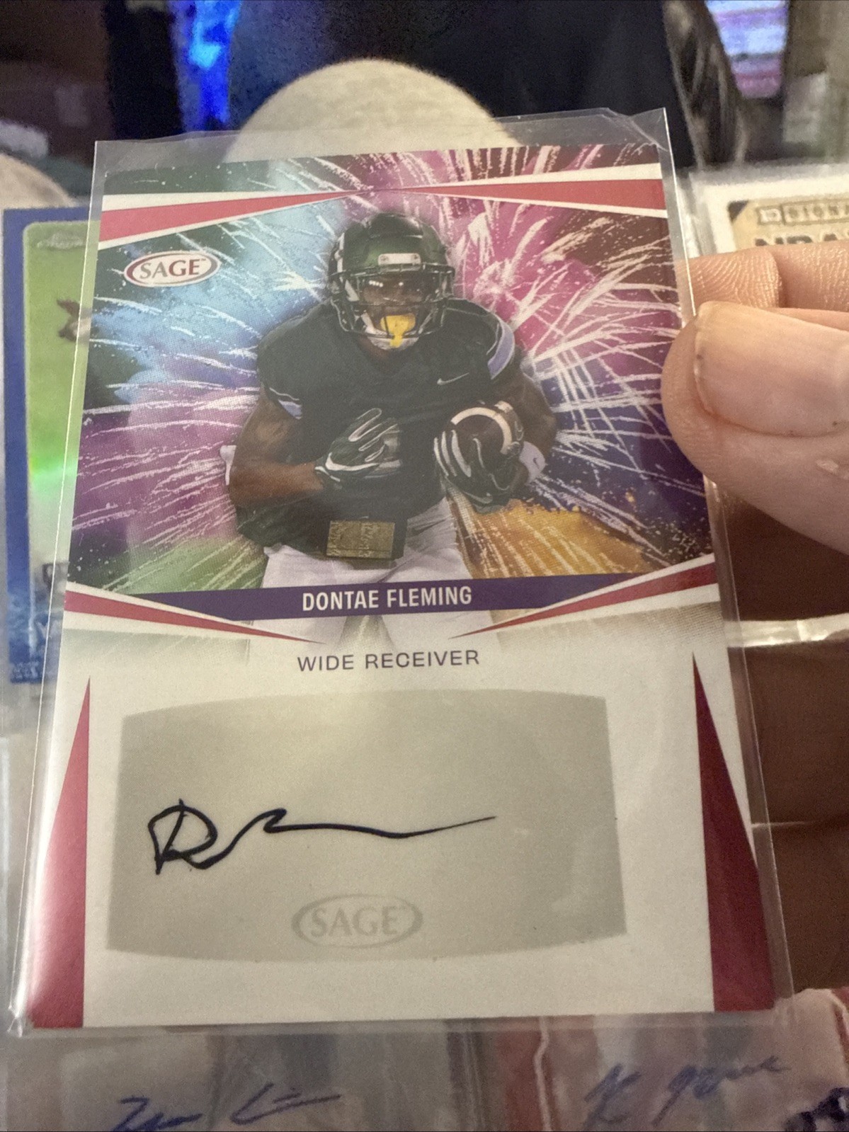 Dontae Fleming 2025 SAGE HIT - Autographs AUTO #A-DF - Tulane 68A | eBay