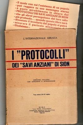 EBRAICA PROTOCOLLI DEI SAVI ANZIANI DI SION FASCIA EDITORIALE ...