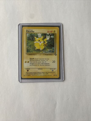 Rare Pikachu Pokemon Card Original 1995 Great Condition 50 hp 60/64 | eBay