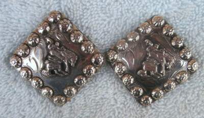 Berry Edge Bucking Bronc Bronco Silver Horse Bridle Spur Loop Back ...