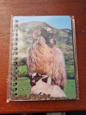 Black Faced Sheep notebook Scottish Blackface Sheep & Lamb Notebooks A6 ...