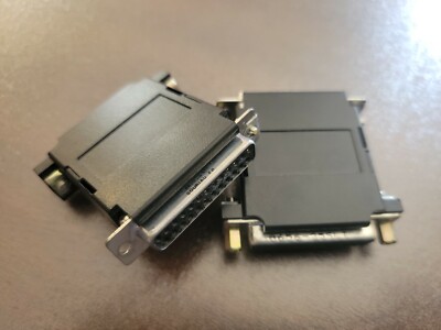 2x DB25 25 Pin Female to Female Parallel Port Null Modem Adapter Gender ...