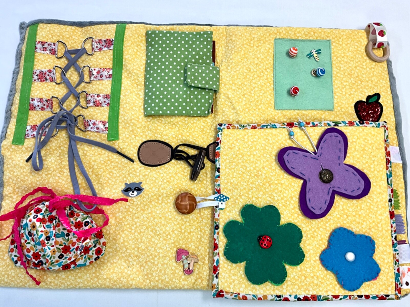 Fiddle Fidget Mat Sensory Quilt Alzheimer's Dementia Stroke Rehab ...