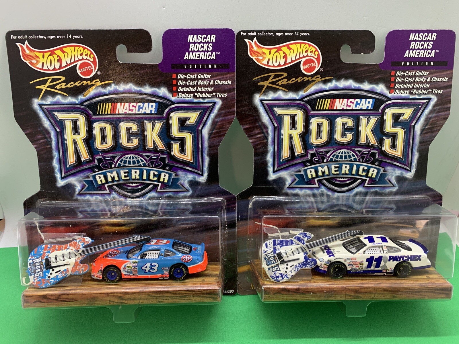 Hot Wheels NASCAR Rocks America #43 John Andretti STP # 11 Brett Bodine ...