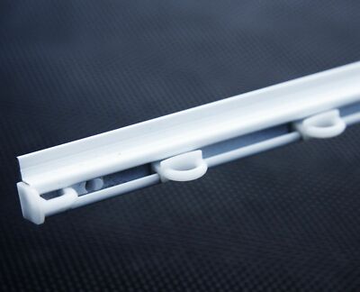 CARAVAN MINI CURTAIN TRACK White Low Profile RV Marine Mobile Home ...