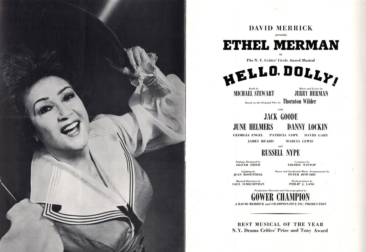 Ethel Merman Hello Dolly 11/16/1976 – 'Ethel Merman (MS)' | Jim