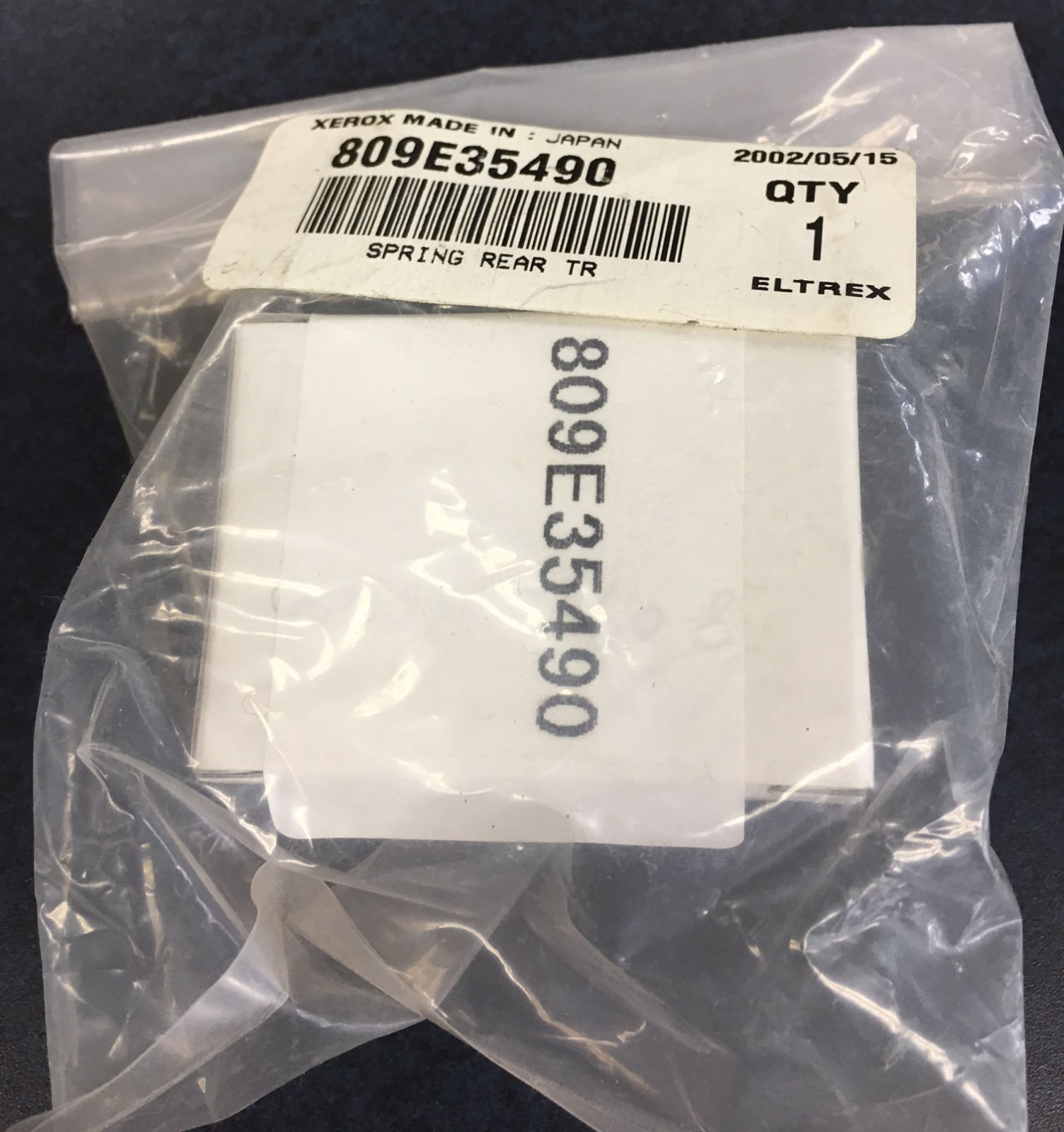 Genuine Xerox Spring Rear TR OEM # 809E35490 DocuColor 6060 | eBay