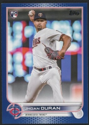 2022 Topps Update Jhoan Duran Blue Parallel SP RC Rookie #US277 Twins ...