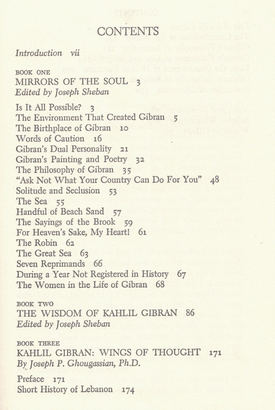 A Third Treasury of Kahlil Gibran - Edited by Andrew Dib Sherfan - 1975 ...