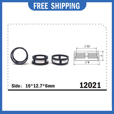 100 pcs Universal Fuel Injector Filter injector Repair Kits For 16*12.7 ...