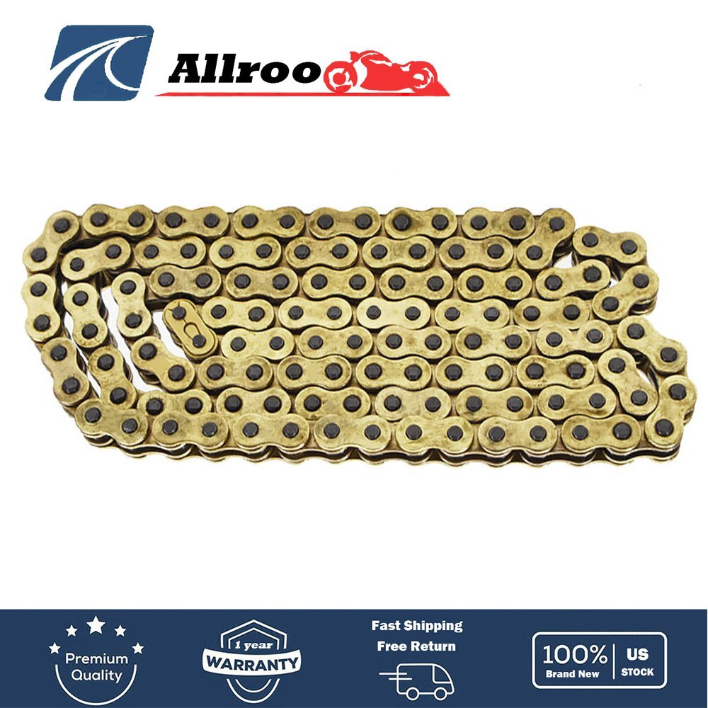 Motorcycle 520 O-Ring Gold Drive Chain 120 Links 520 X 120 With Masterlink USA | eBay