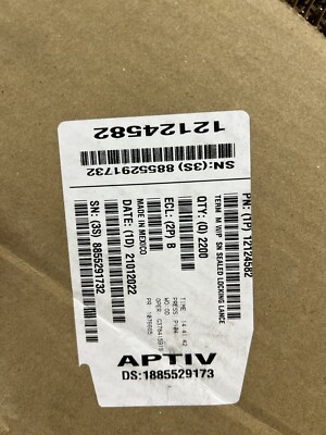 12124582 DELPHI MALE TERMINALS 16-14 WEATHER- 2200 Count! | eBay