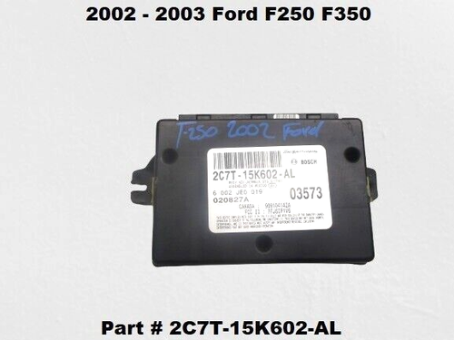 2C7T-15K602-AL 2002 2003 Ford F250 VSM Keyless Entry Anti-Theft Control ...