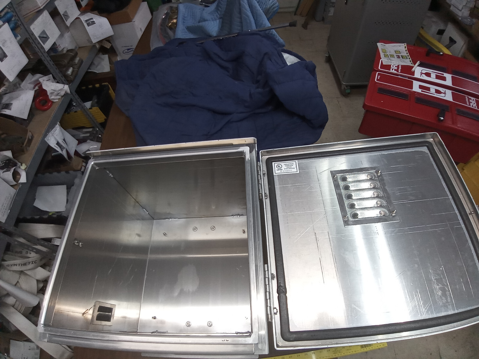 Stainless Industrial Control Panel Enclosure Type 3R 4 19 X 18 X 19" B ...