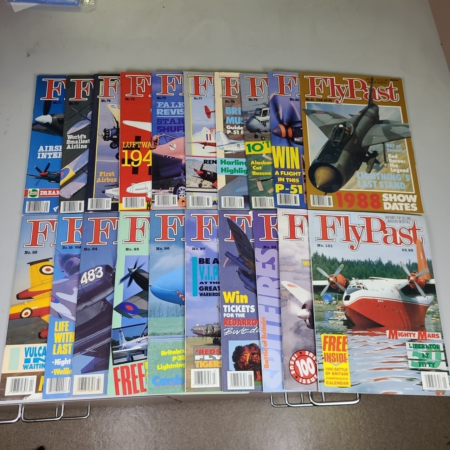 Flypast Magazine Lot Of 20 Magazines From 1987-1989~Z90C | eBay
