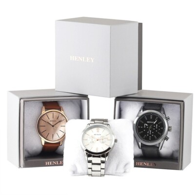 HENLEY SILICONE STRAP WATCHES FOR MEN | eBay UK