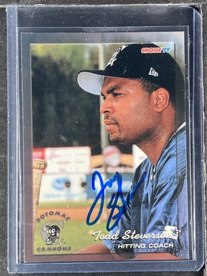 Steverson, Todd - 1999 Potomac Cannons Team Set - Autograph | eBay