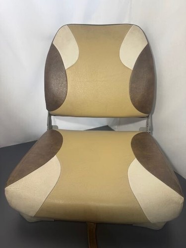Pair of Bass Boat Seats Used Brown & Tan | eBay