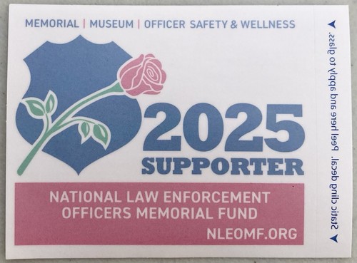 2025 NATIONAL LAW ENFORCEMENT OFFICERS MEMORIAL POLICE SUPPORTER ...